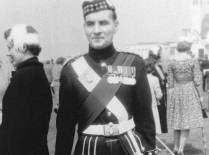 Major Albert Ward: Major A Ward MBE MM The Royal Highland Fusiliers